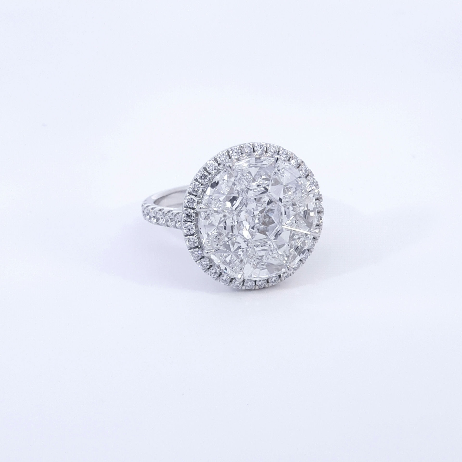HDRI297-圓形鑽戒-ROUND PIE CUT RING